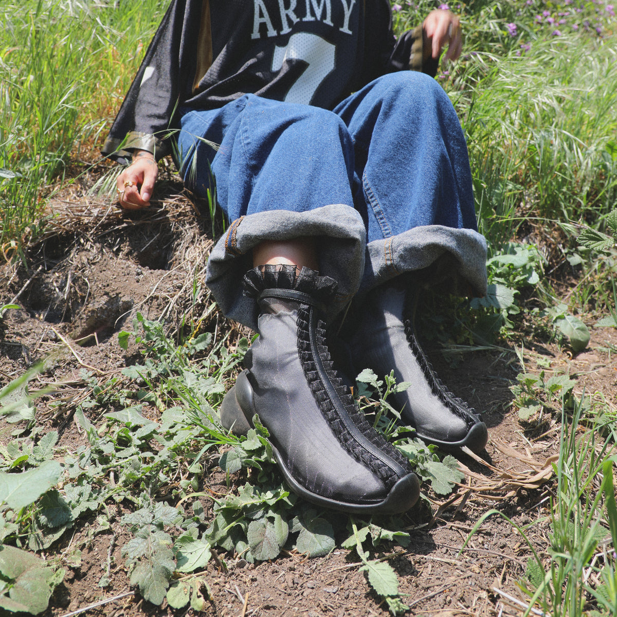 Collina Strada X FCTRY LAb RUFL Boot - Black | FCTRY LAb